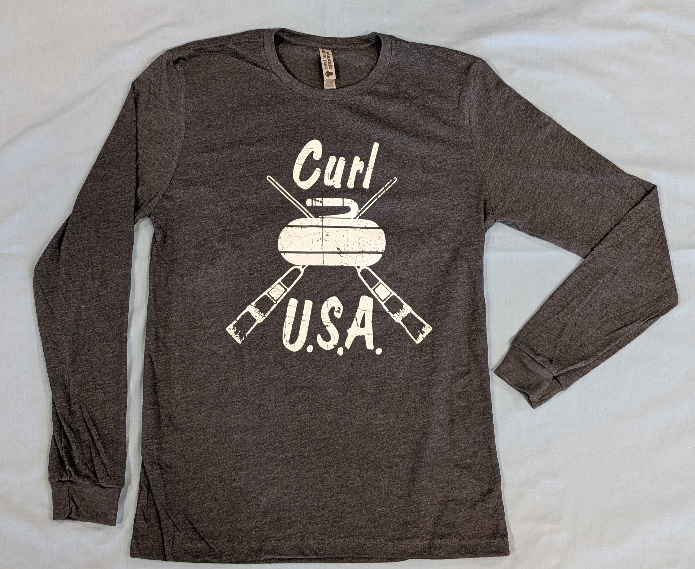 Curl USA Crossbroom Longsleeve t-shirt – Steve's Curling Supplies
